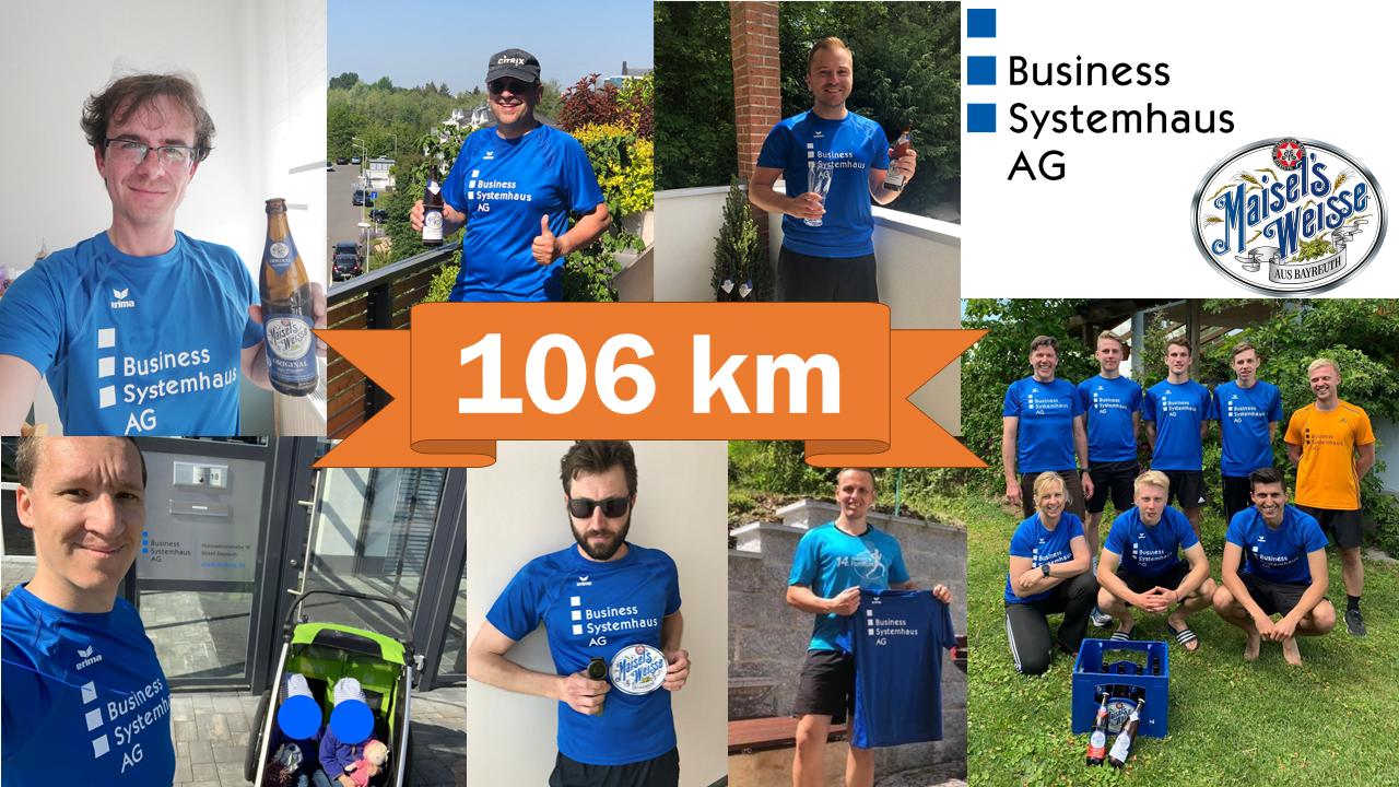 TEAM BSH AG läuft 106 Kilometer beim 1. Digitalen Maisel´s FunRun 2020 ...